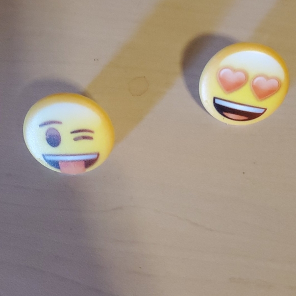 Unknown | Party Supplies | Two Emoticon Plastic Rings | Poshmark